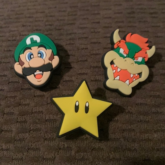CROCS | Shoes | New Super Mario Croc Charmsluigibowserstar | Poshmark